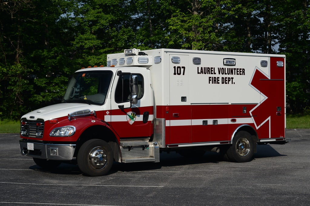 Ambulance 107 - Laurel Volunteer Fire Department - Company 10
