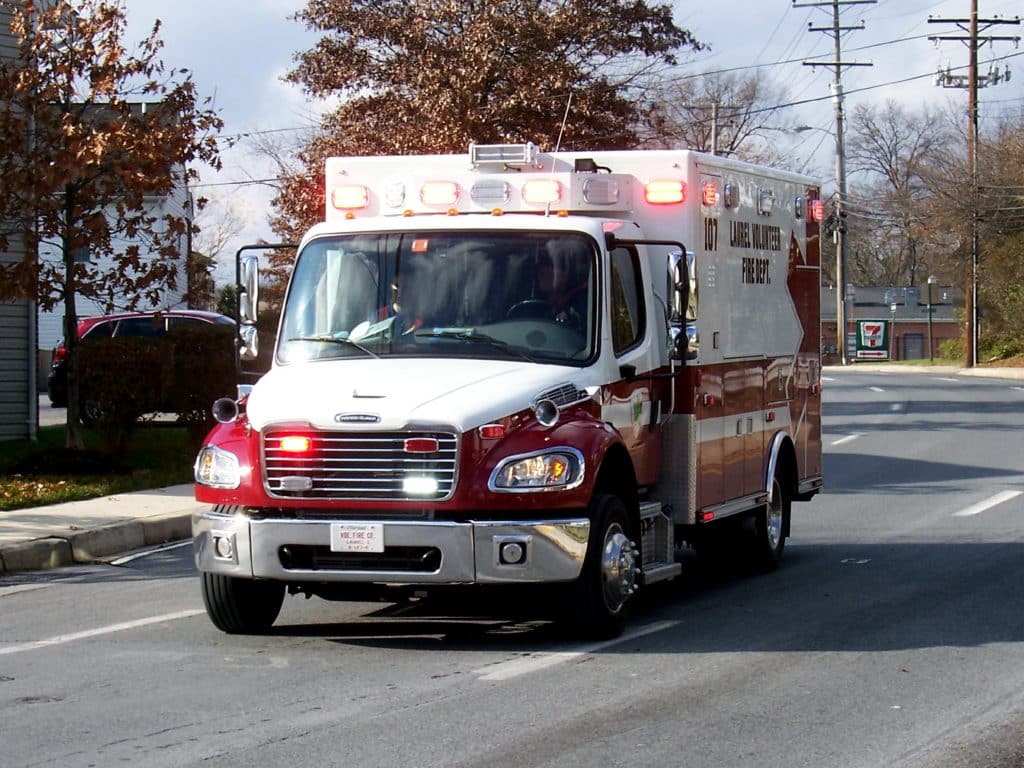 Ambulance 107 - Laurel Volunteer Fire Department - Company 10